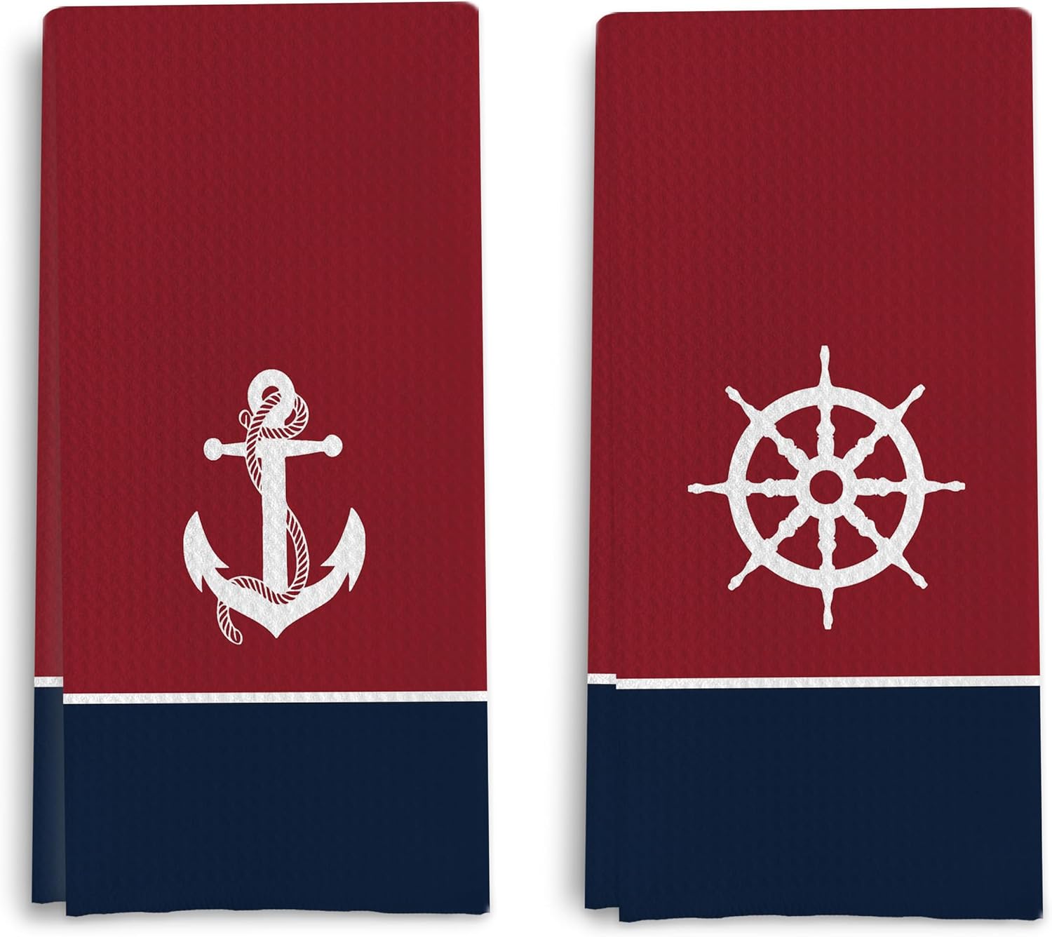 Amazon.com: Qpenm Nautical Boat Kitchen Dish Towels - Nautical Hand ...