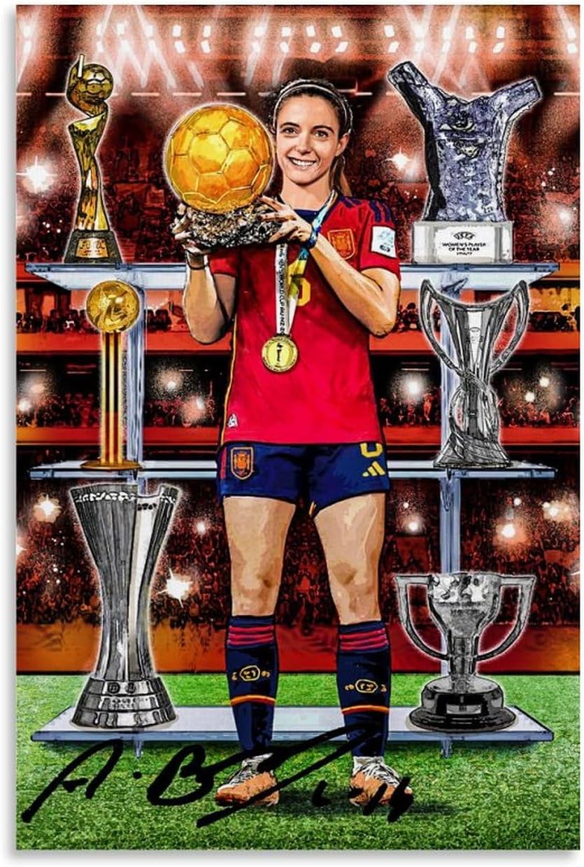 Amazon.com: ZUREGO Aitana Bonmati Poster Canvas Art Poster And Wall Art ...