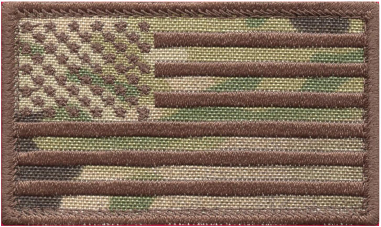 Amazon.com: USA American Flag mult1cam OCP 2x3.25 Stars and Stripes ...