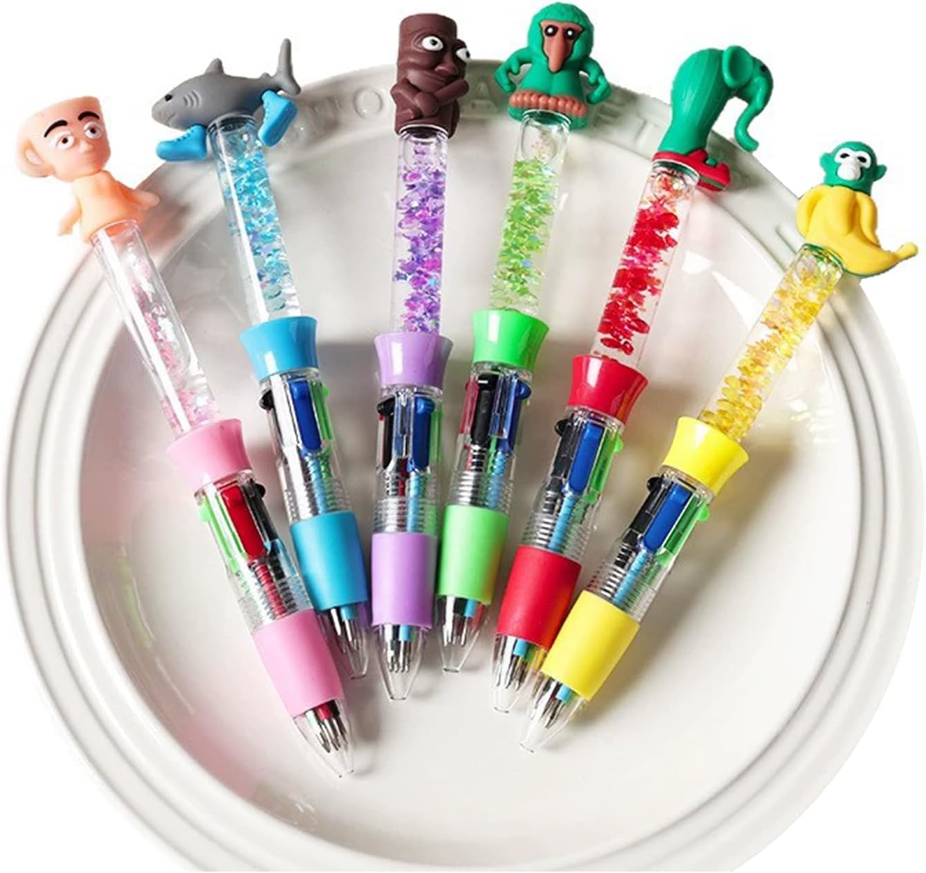 DONGTATA 6pcs Italian Brainrot Pens Set for Kids Tung Tung Tung Sahur ...