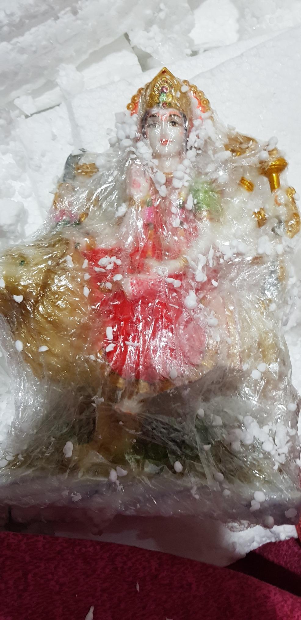 Buy FABZONE Marble Dust Goddess Maa Durga Devi |Sherawali MATA ...