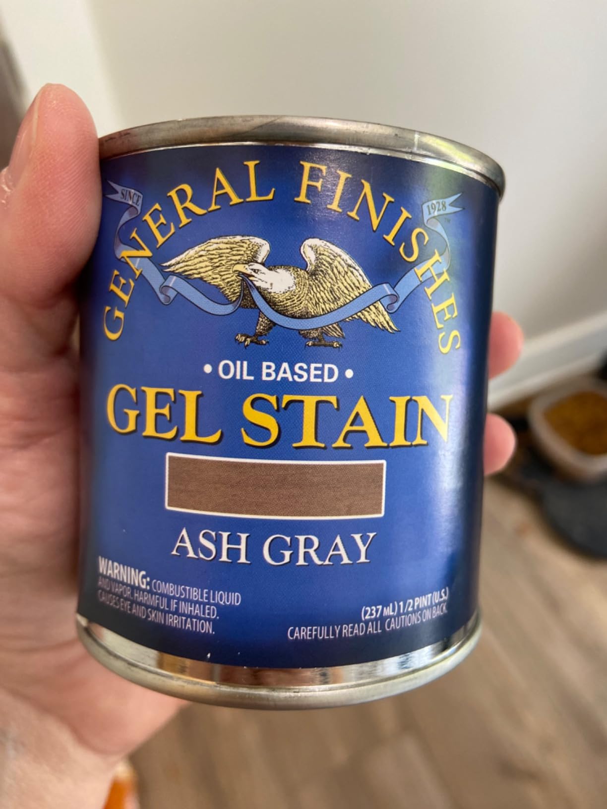 $8/mo - Finance General Finishes Oil Base Gel Stain, 1 Quart, Java ...