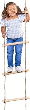 Amazon.com: Squirrel Products 6 ft. Climbing Rope Ladder for Kids - DIY ...