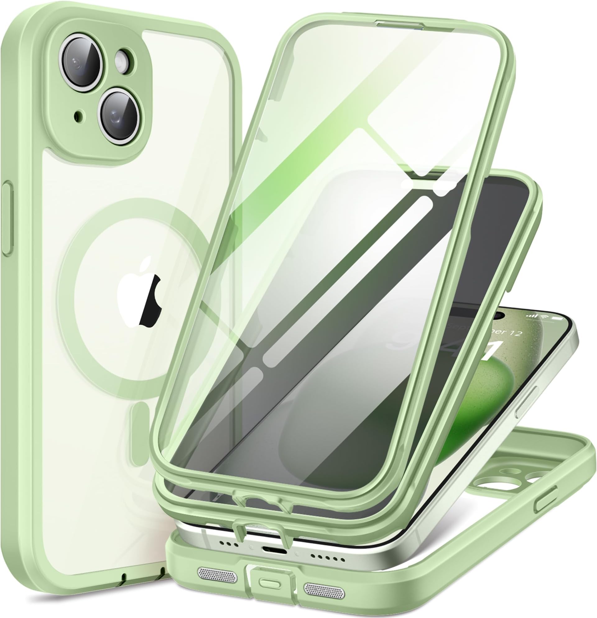 Amazon.com: TIESZEN Magnetic for iPhone 15 Case Compatible with Magsafe ...