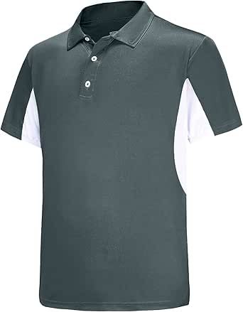 Polo de golf para hombre, de manga larga y corta, estilo casual, ajuste ...