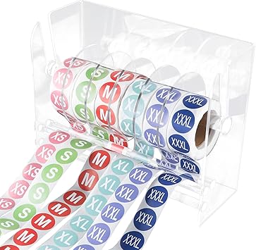 Amazon.com : Acrylic Sticker Roll Dispenser, Adjustable Label Dispenser ...
