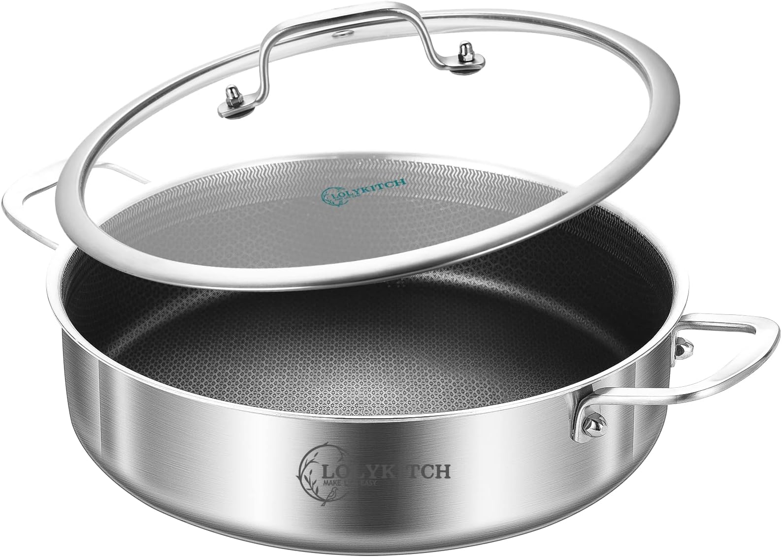 Amazon.com: Gotham Steel Grill Pan – 10.5” Square Aluminum Grill Pan ...