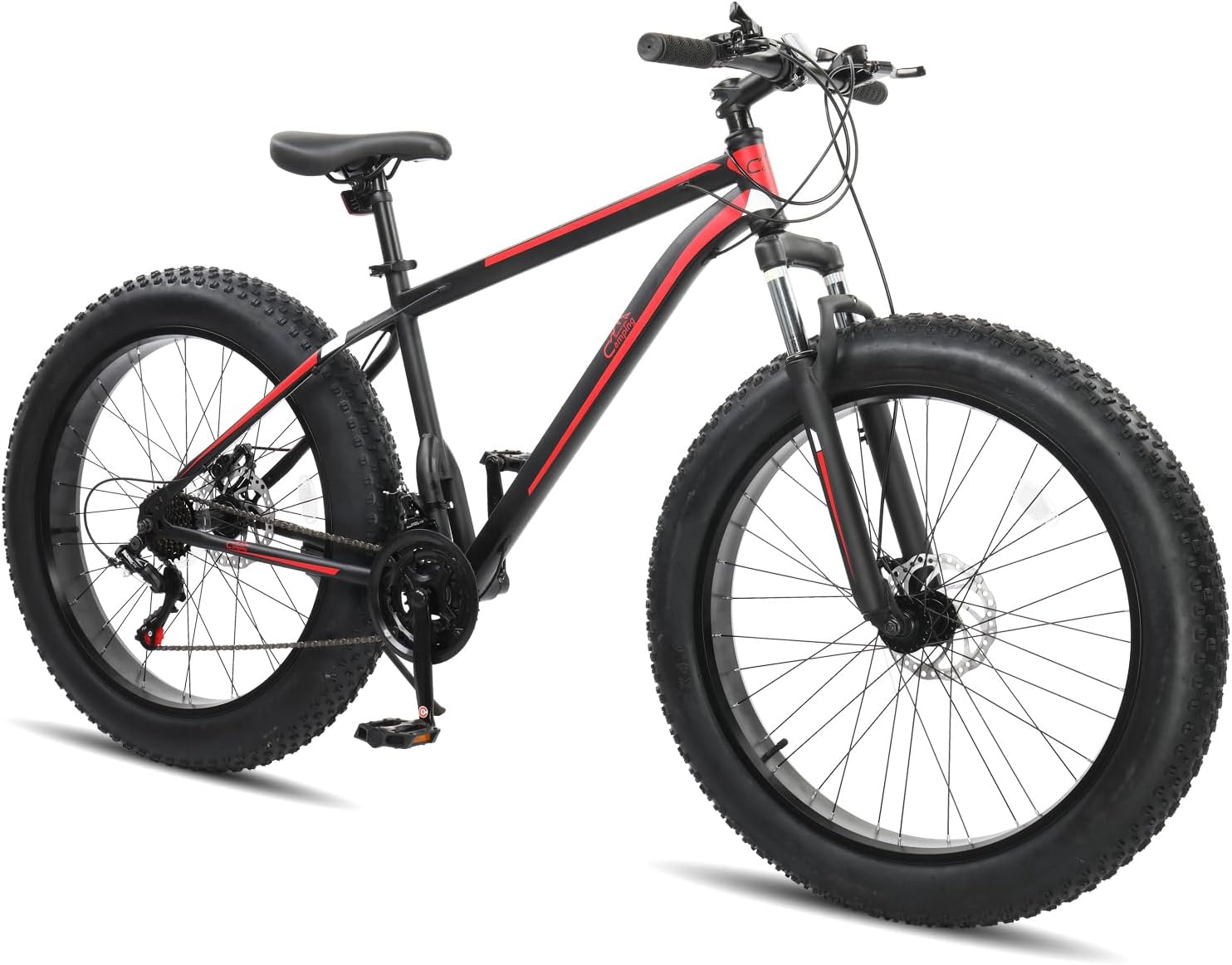 Amazon.com : Ktaxon 26 Inch Bike Mountain Bike 4" Fat Tire Bike with 21 ...