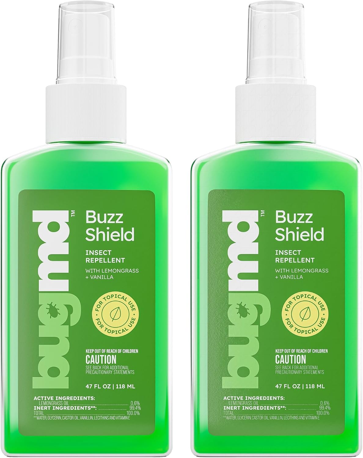 Amazon.com: BugMD Buzz Shield (2-Pack) - Mosquito Repellent Outdoor ...