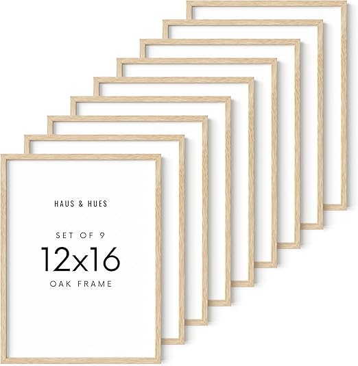 Amazon.com - HAUS AND HUES Square Picture Frames 12 x 16 Set of 9 ...
