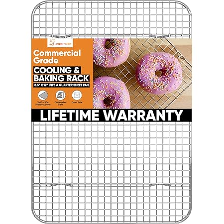 Amazon.com: Oven Safe, Heavy Duty Stainless Steel Baking Rack & Cooling ...