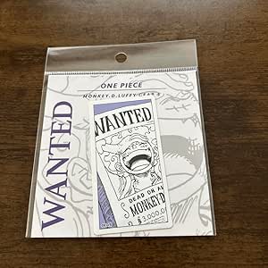 Amazon.co.jp: One Piece Coma Sticker WANTED MONKEY.D.LUFFY : Toys & Games