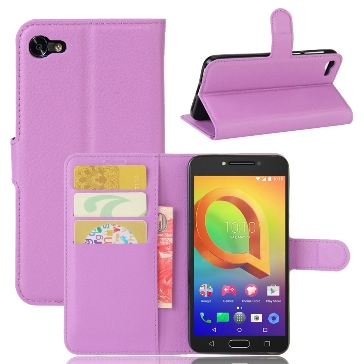 Alcatel A5 LED Case,Alcatel A5 LED Case,Leather Covers Premium PU ...