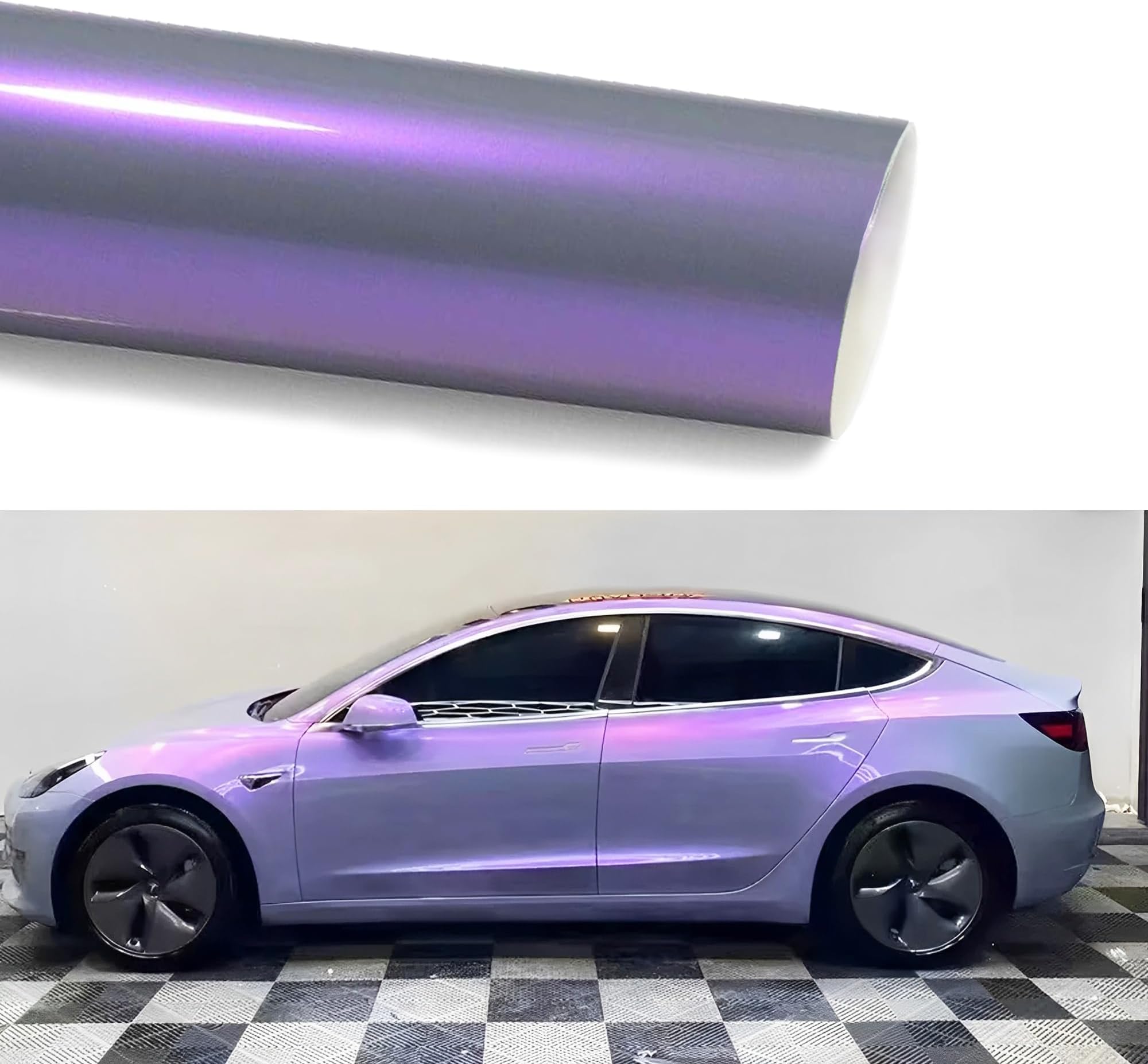 Amazon.com: VINYL FROG Chameleon Vinyl Wrap Matte Metallic Vehicle Film ...