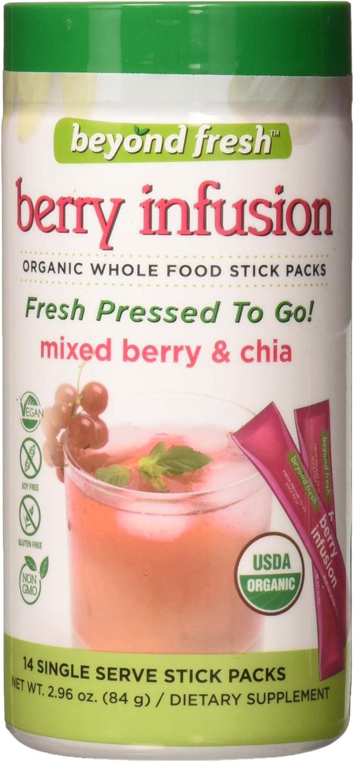 Amazon.com: Berry Infusion Mixed Berry and Chia Single Serve Stick ...