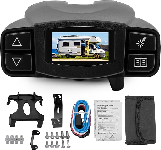 Amazon.co.jp: TWERE 90195 トレーラーブレーキコントローラー、P3 電子ブレーキコントロール ワイヤハーネス付き ...