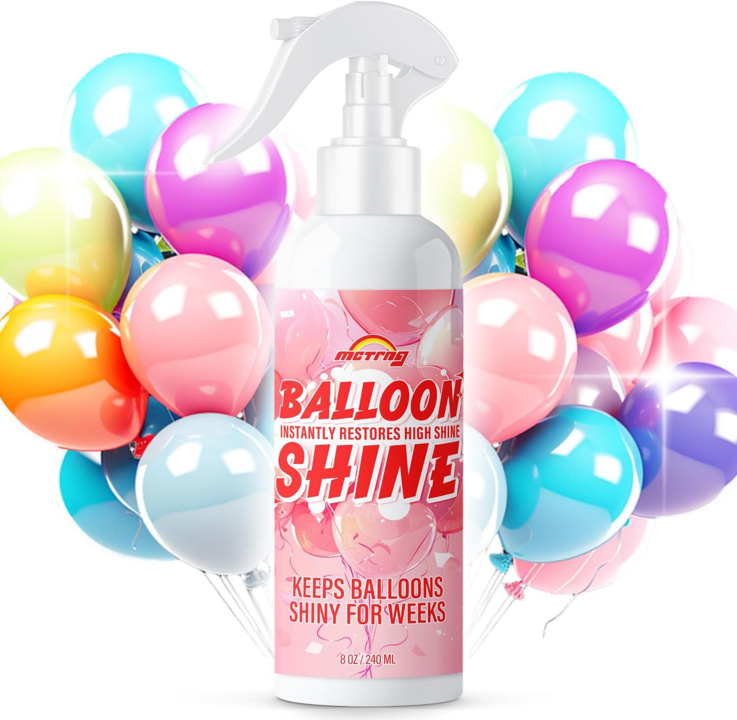 Amazon.com: Instant Glow Balloon Shine Spray for Latex Balloons, High ...