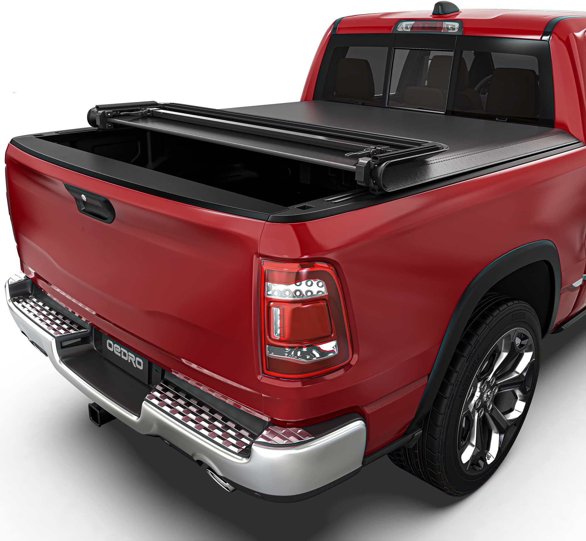 Amazon.com: HILAKE Retractable Roll-up Hard Truck Bed Tonneau Cover ...
