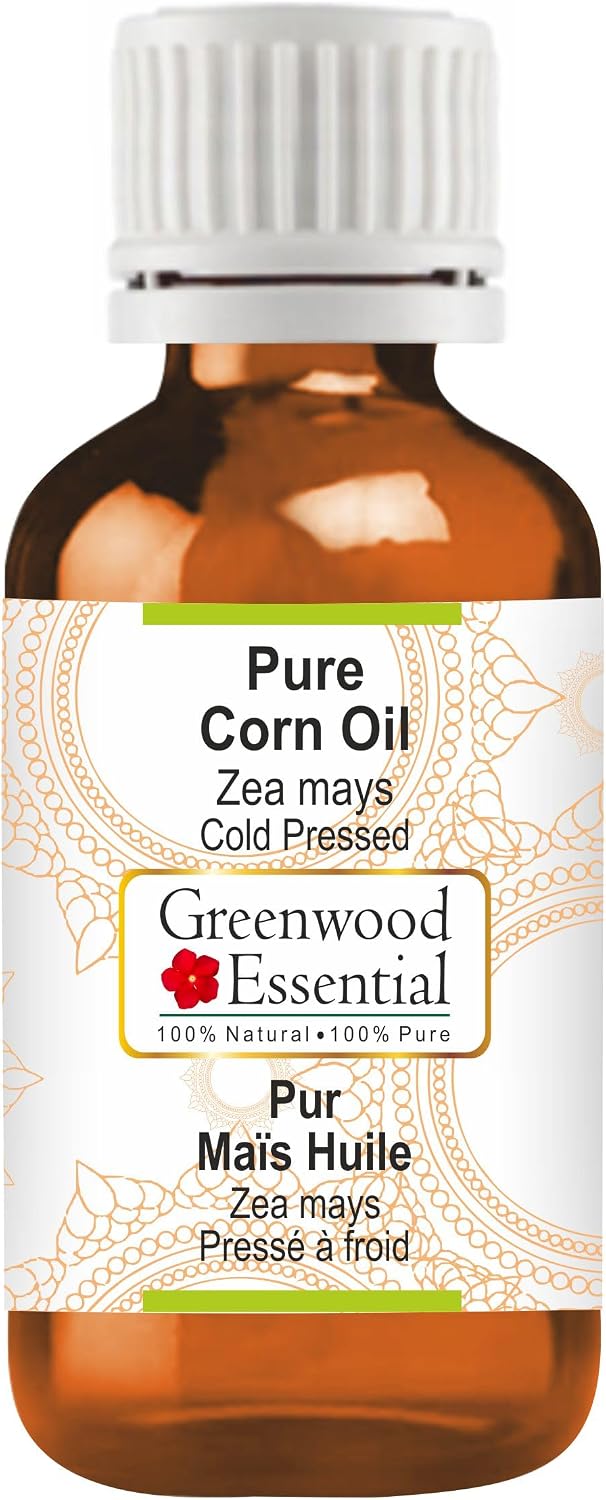 Amazon.com: Greenwood Essential Pure Corn Oil (Zea mays) Cold Pressed ...