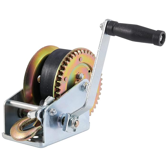 Buy HAKZEON 1600 Lbs Heavy Duty Hand Winch, Hand Crank Winch with 32.8 ...