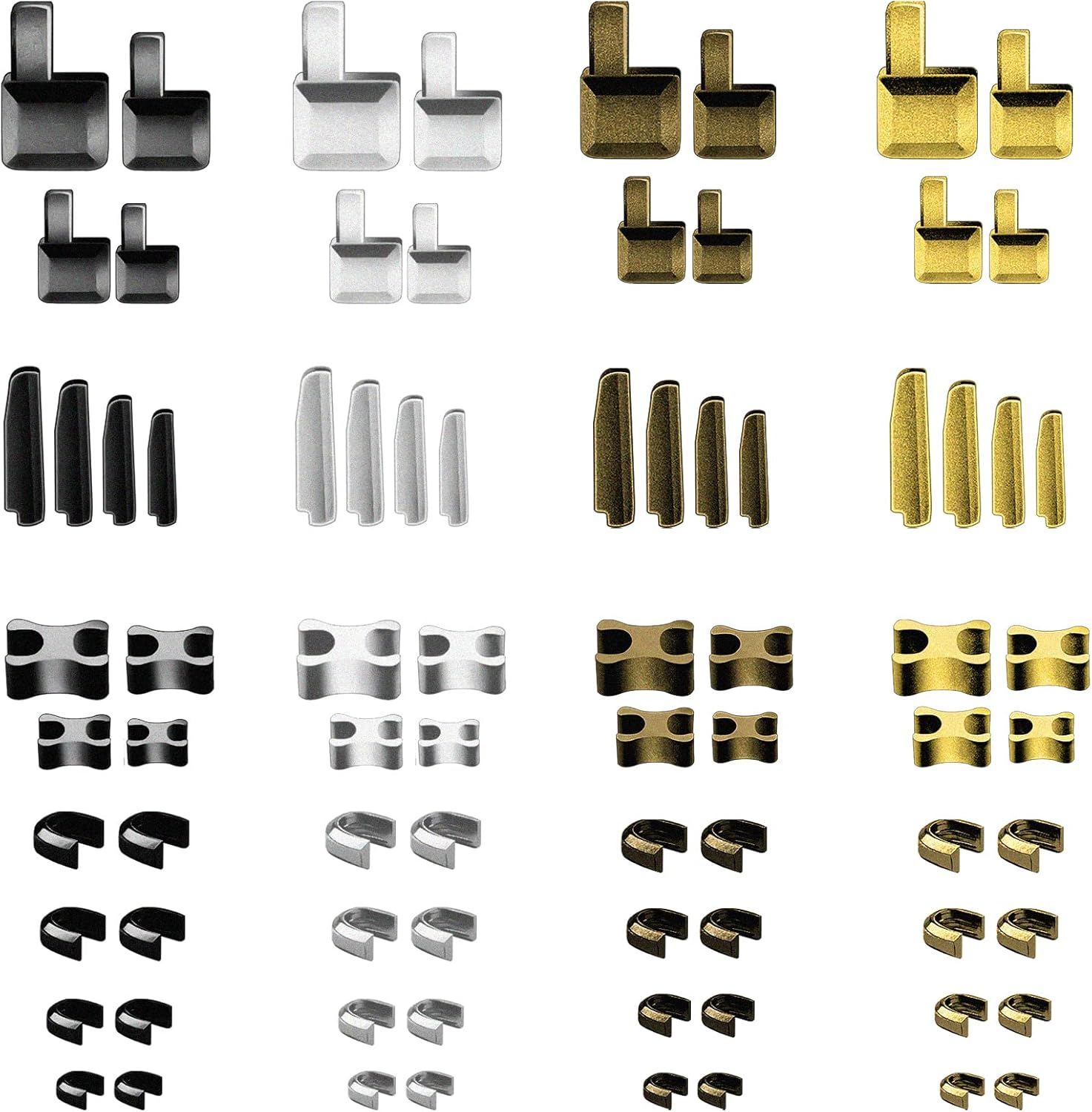 Amazon.com: 80pcs Zipper Repair Kit, #3, 5, 8, 10 Metal Zipper Latch ...