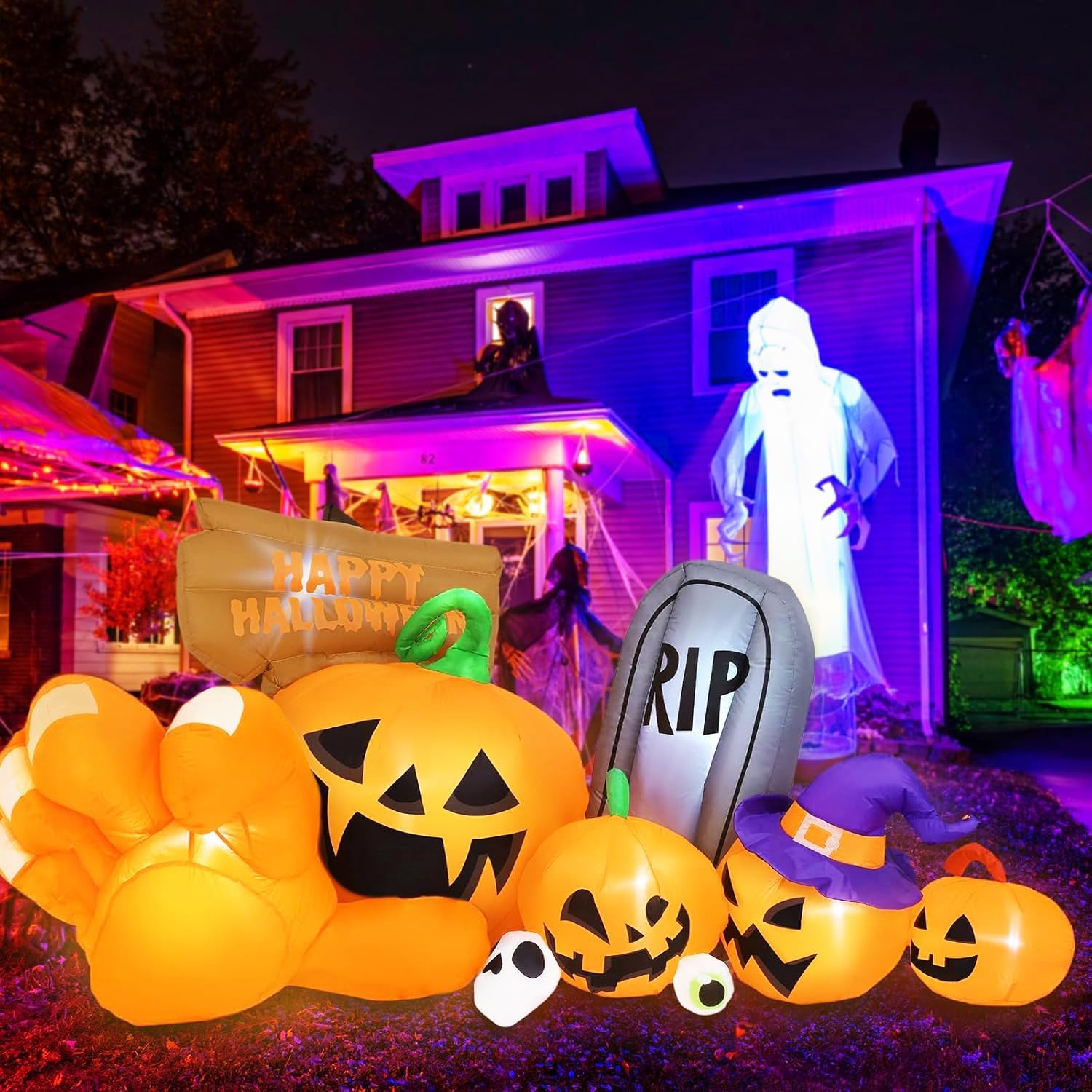 Amazon.com: 10' Gemmy Airblown Inflatable Halloween Disney's Nightmare ...