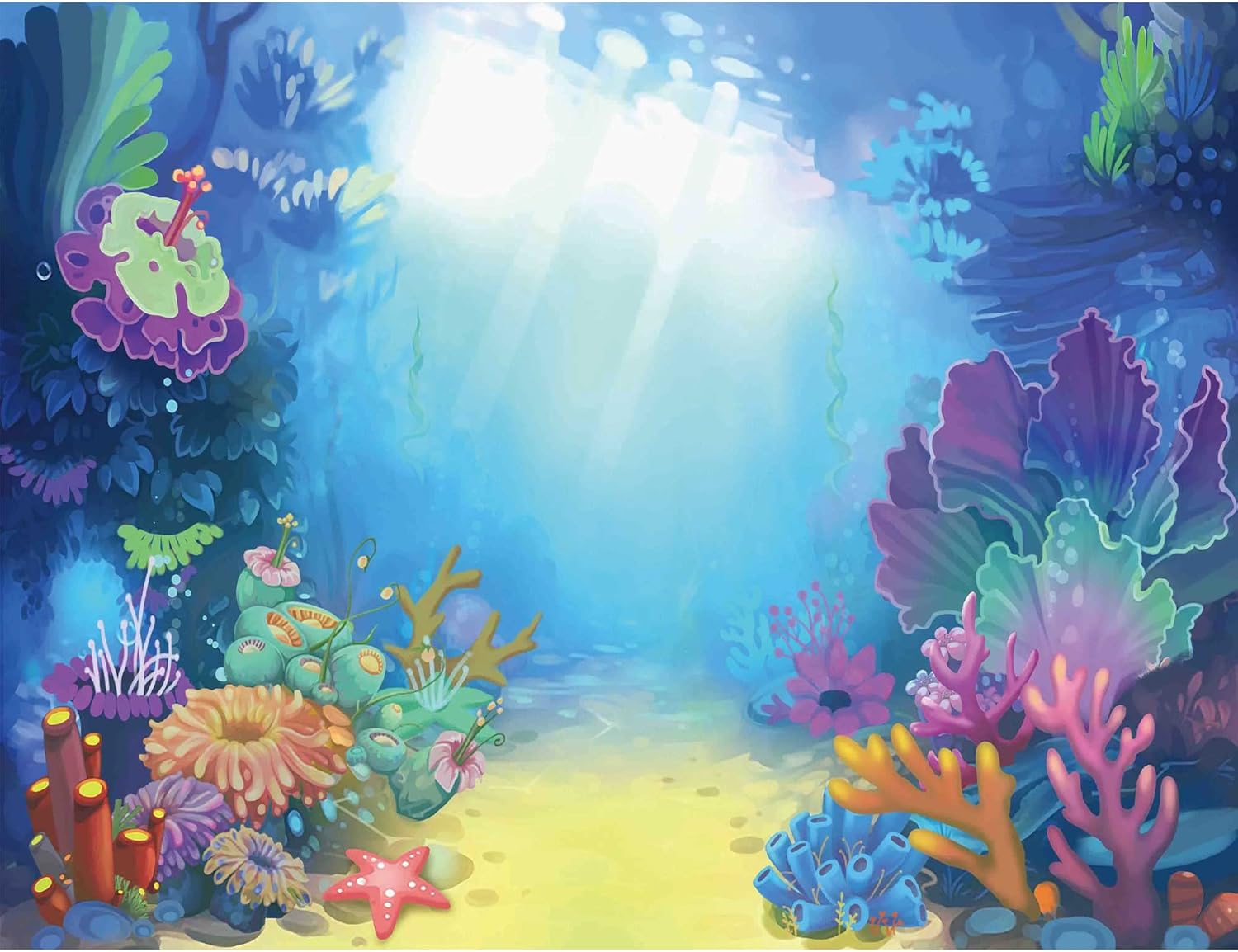 Cartoon Underwater World Backdrop - Photography Australia | Ubuy