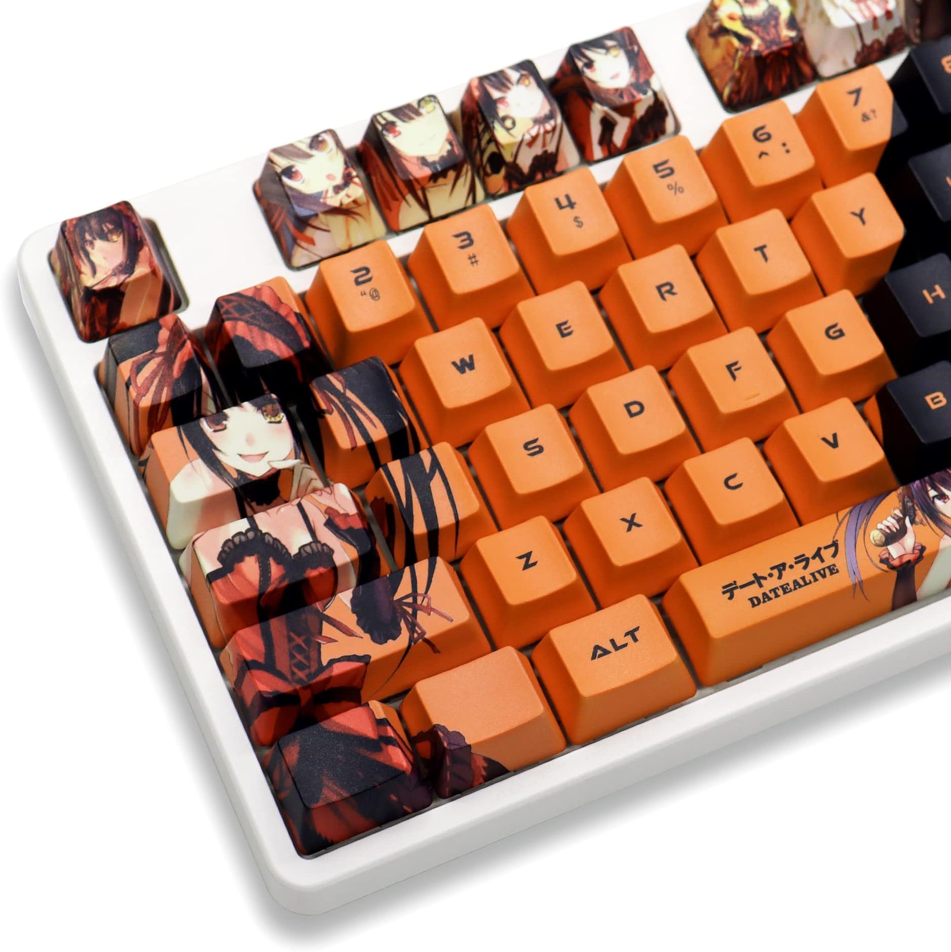 Amazon.in: Buy GMKWTL XVX Anime Keycaps, PBT Keycaps 108 Key Five Sided ...