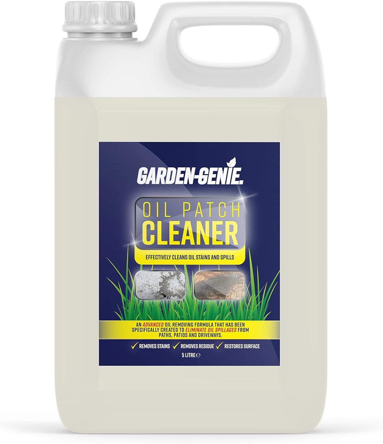Garden Genie - Oil Patch Cleaner Removes Tough Stains from Driveways ...