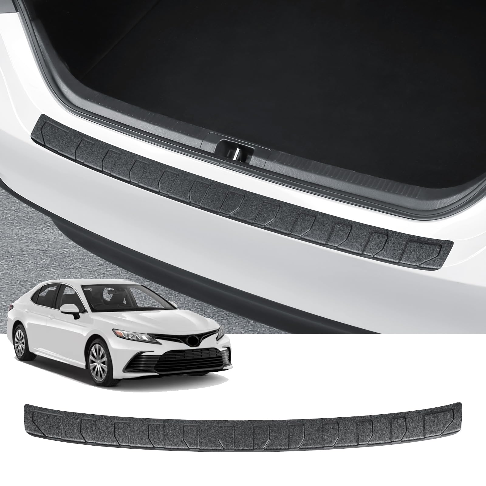 Amazon.com: Bercicci Exterior Rear Bumper Protector Compatible with ...