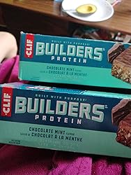 CLIF BUILDERS - Protein Bars - Chocolate Mint - (68 Gram Non-GMO Bars ...