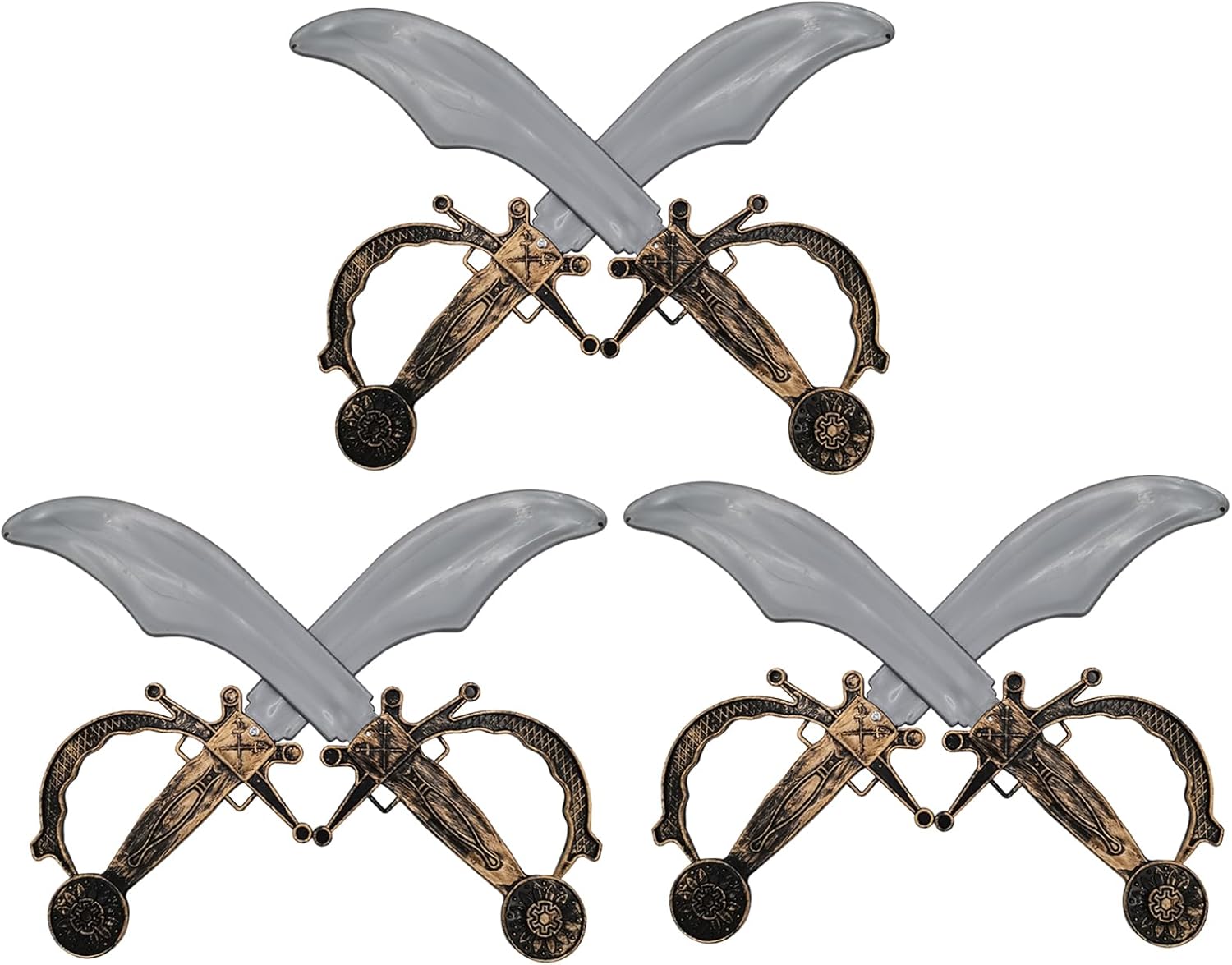 Amazon.com: HOPELJ 6 Pcs Pirate Swords for Kids,Safe Durable Plastic ...