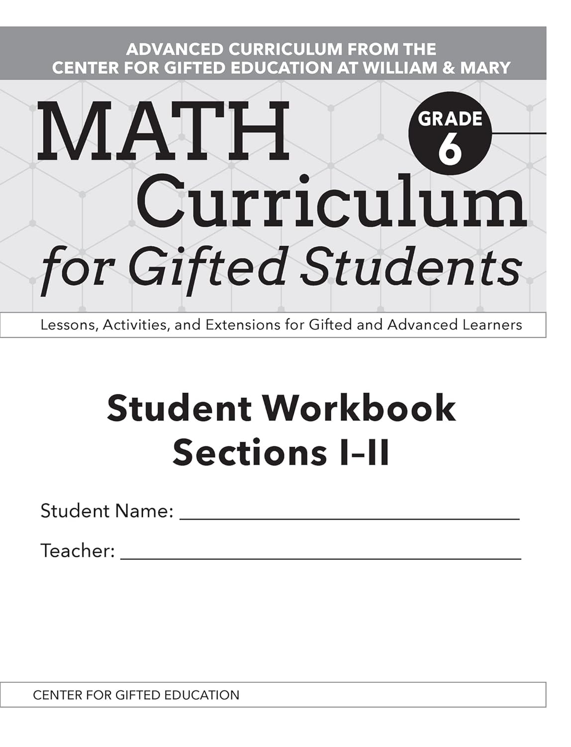Amazon.com: Math Curriculum for Gifted Students: 9781646320301: Clg Of ...