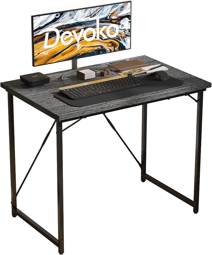 Devoko Computer Desk 80cm, Home Office desk, Study Writing Small Desks ...