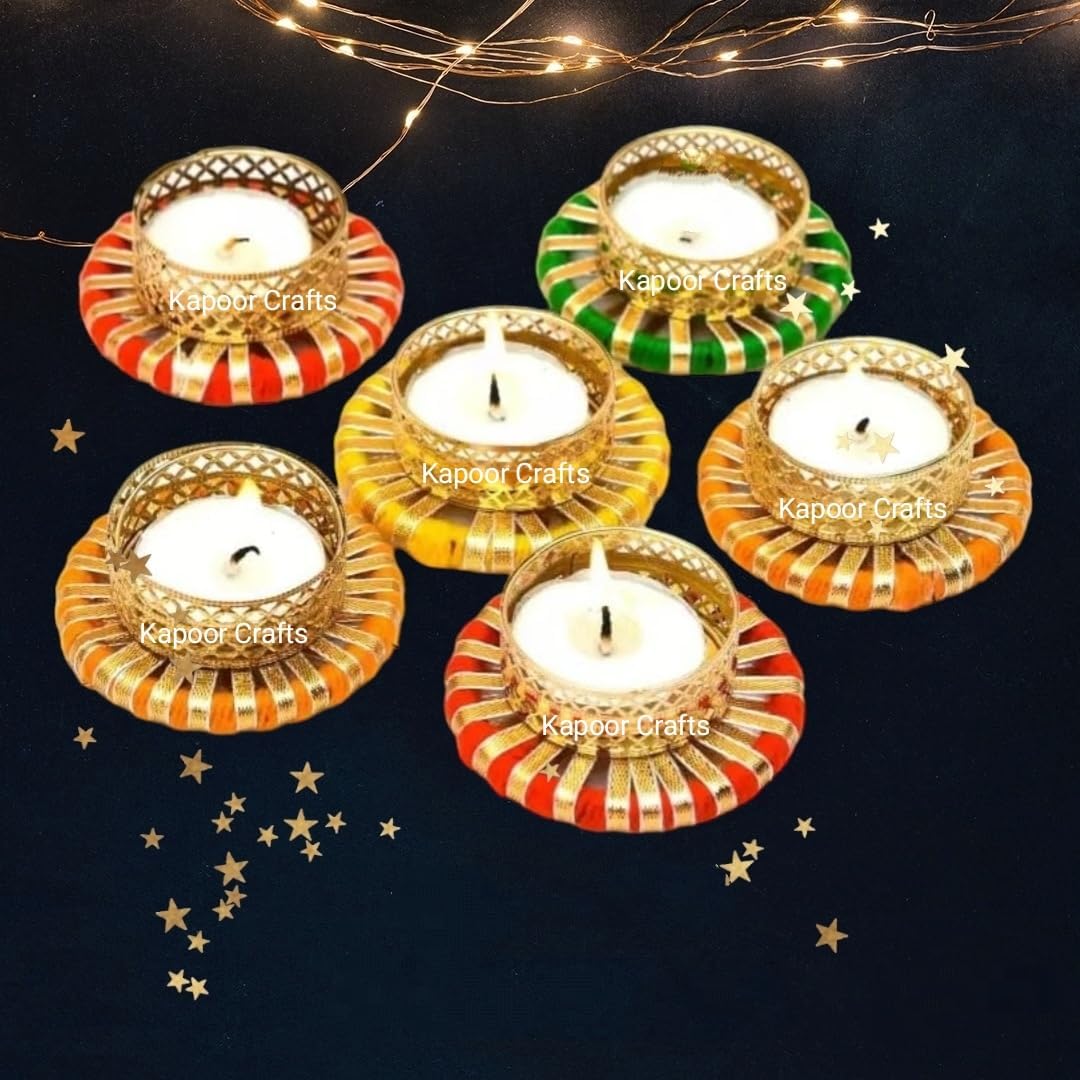Buy GuruEmbellish Tealight Candle Holder for Home Decoration Candles ...