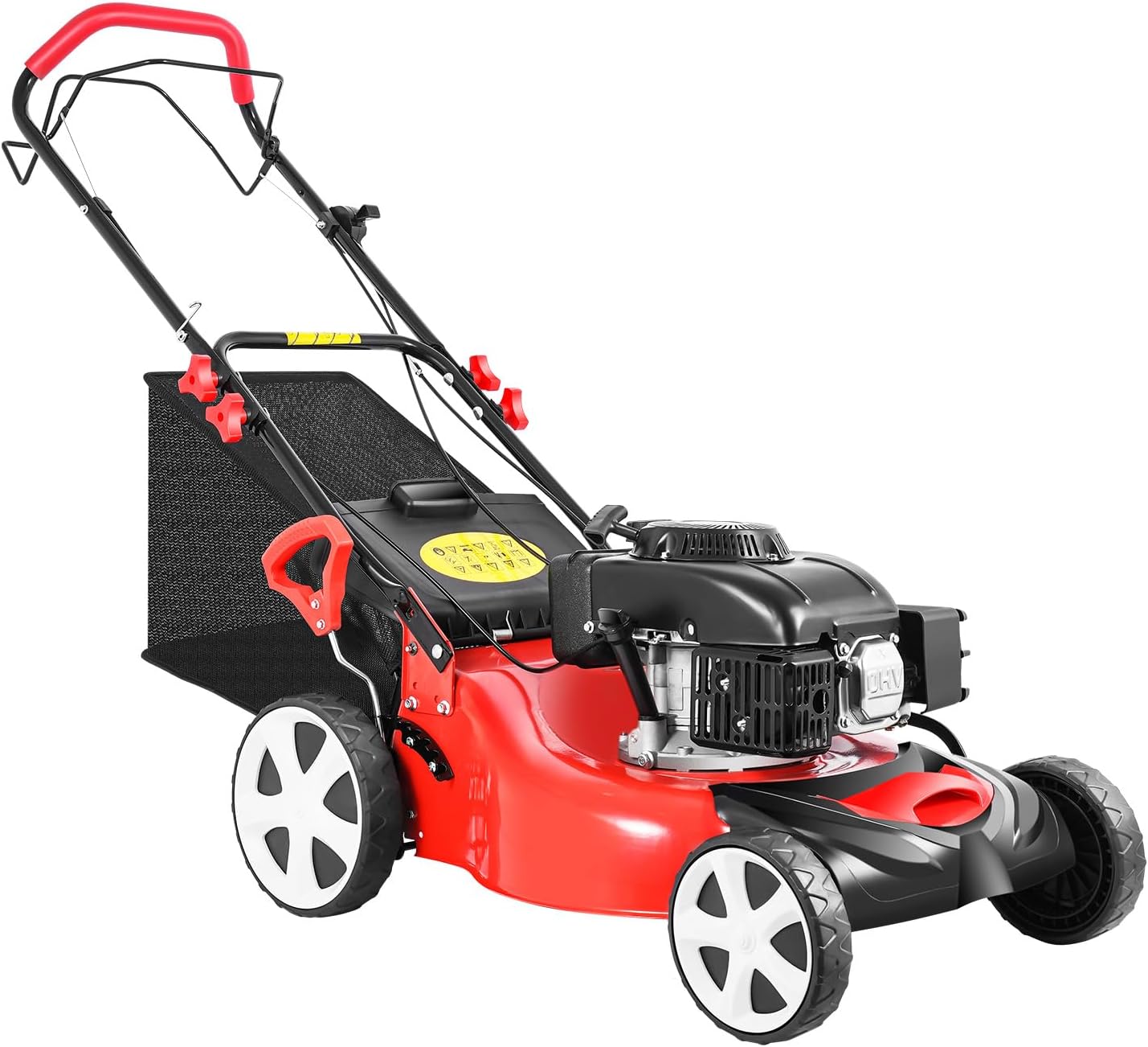 Amazon.com : 20Inch Self Propelled Gas Powered Lawn Mower, 140CC 4 ...