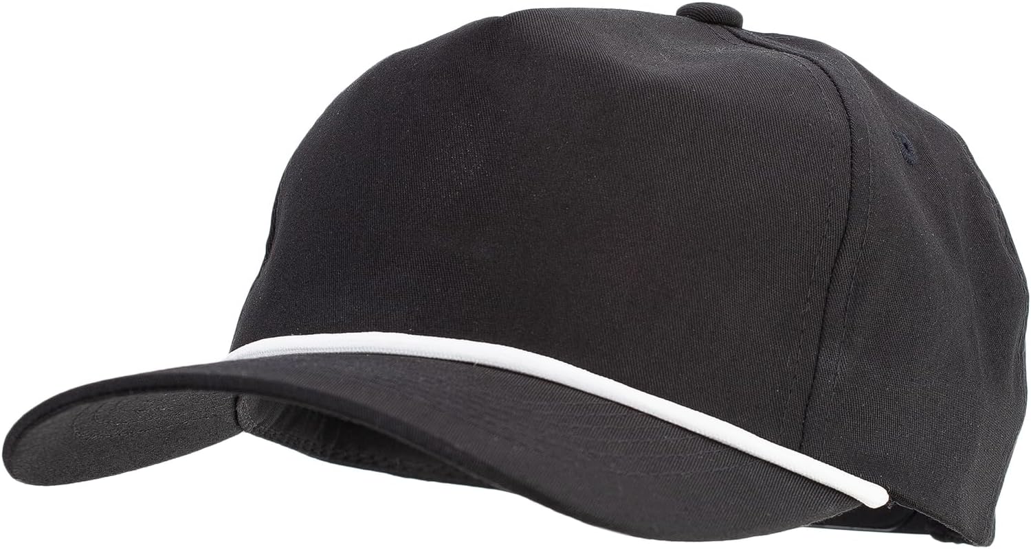 Nissi Caps CVC 5 Panels with String Golf Cap - Black OSFM at Amazon Men ...