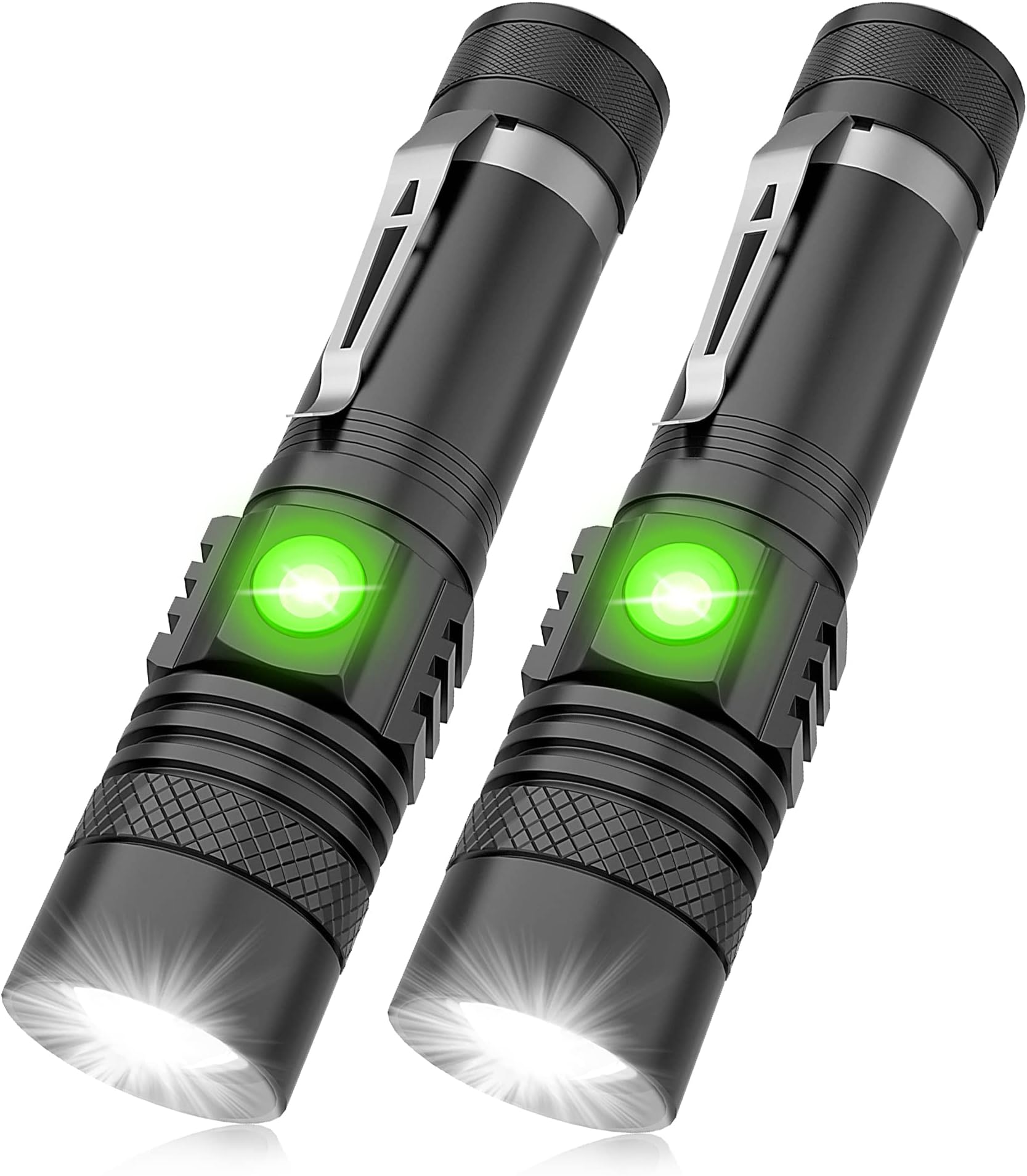 iToncs LED Torch Rechargeable, Torch Super Bright USB Rechargeable ...