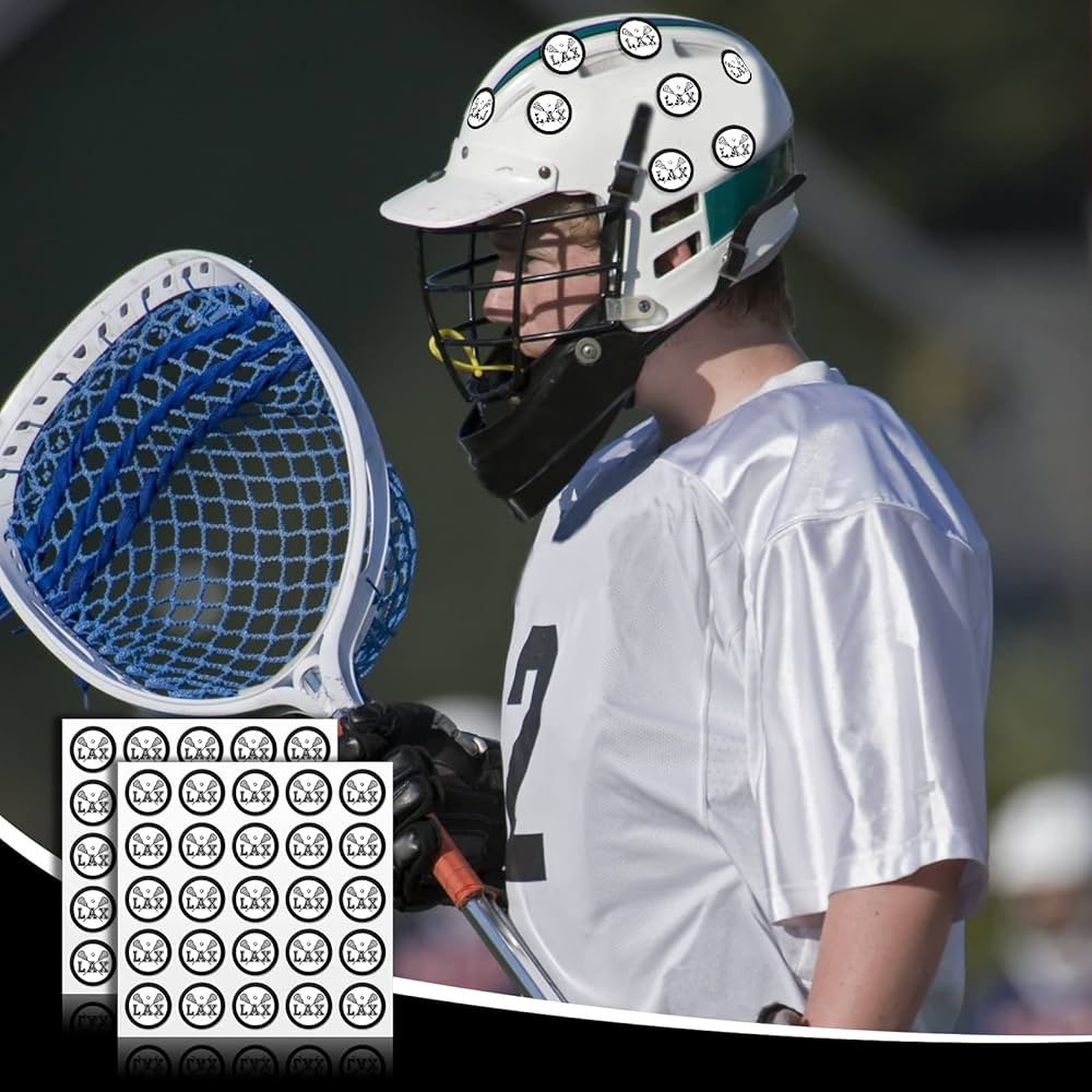 Lacrosse Helmet Decals Fourg Athletics How To Apply Lacrosse Helmet