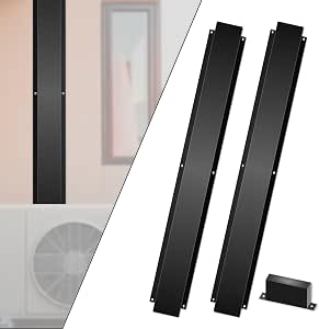 Amazon.com: FEBTECH - 6" x 9.5 FEET Metal Lineset Cover - Carbon Steel ...