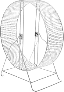 Mikikit Silent Hamster Wheel, Wire Mesh Running Gerbil Wheel Toy with ...