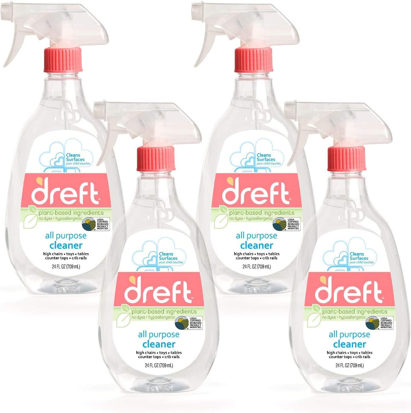 Amazon.com: Dreft All Purpose Baby Cleaning Spray, Plant- Based ...