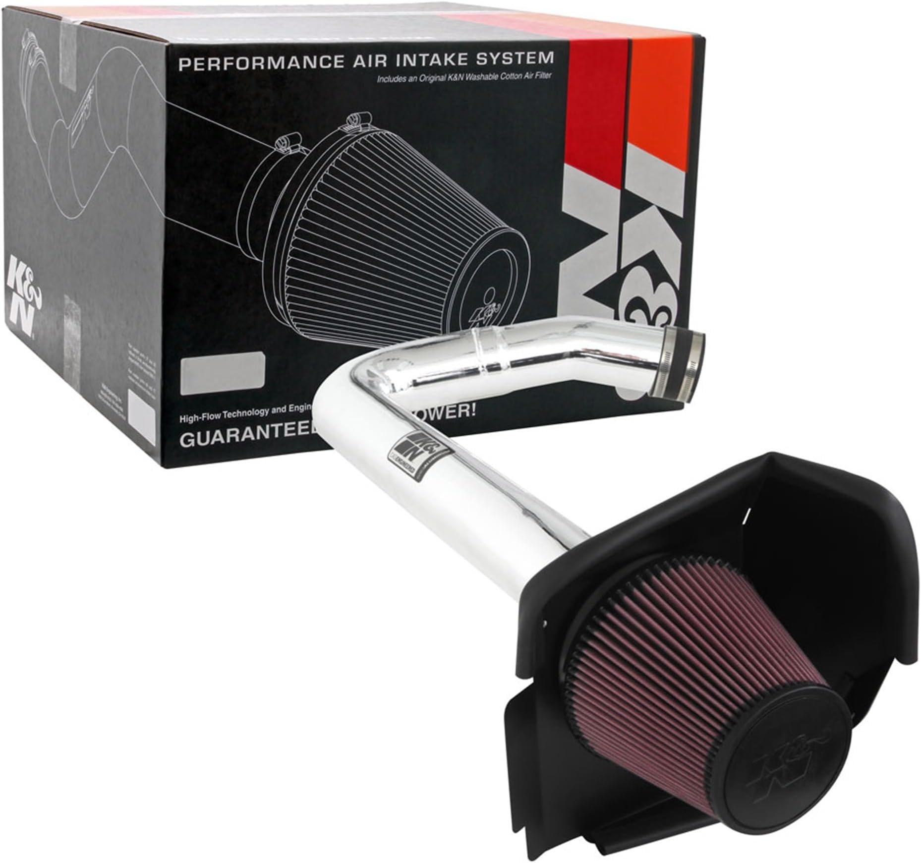 K&N Cold Air Intake Kit: High Performance, Increase Horsepower ...