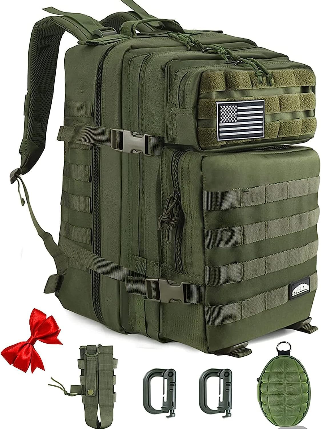 Amazon.com: CtopxCone 45L Military Tactical Backpack Large Army 3 Day ...