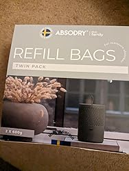 ABSODRY Duo Family Moisture Absorber Refill Bags 2 x 60 m3 for Hanger ...