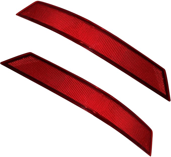 Amazon.com: Shtuomoland Rear Bumper Reflector Assembly Left & Right ...