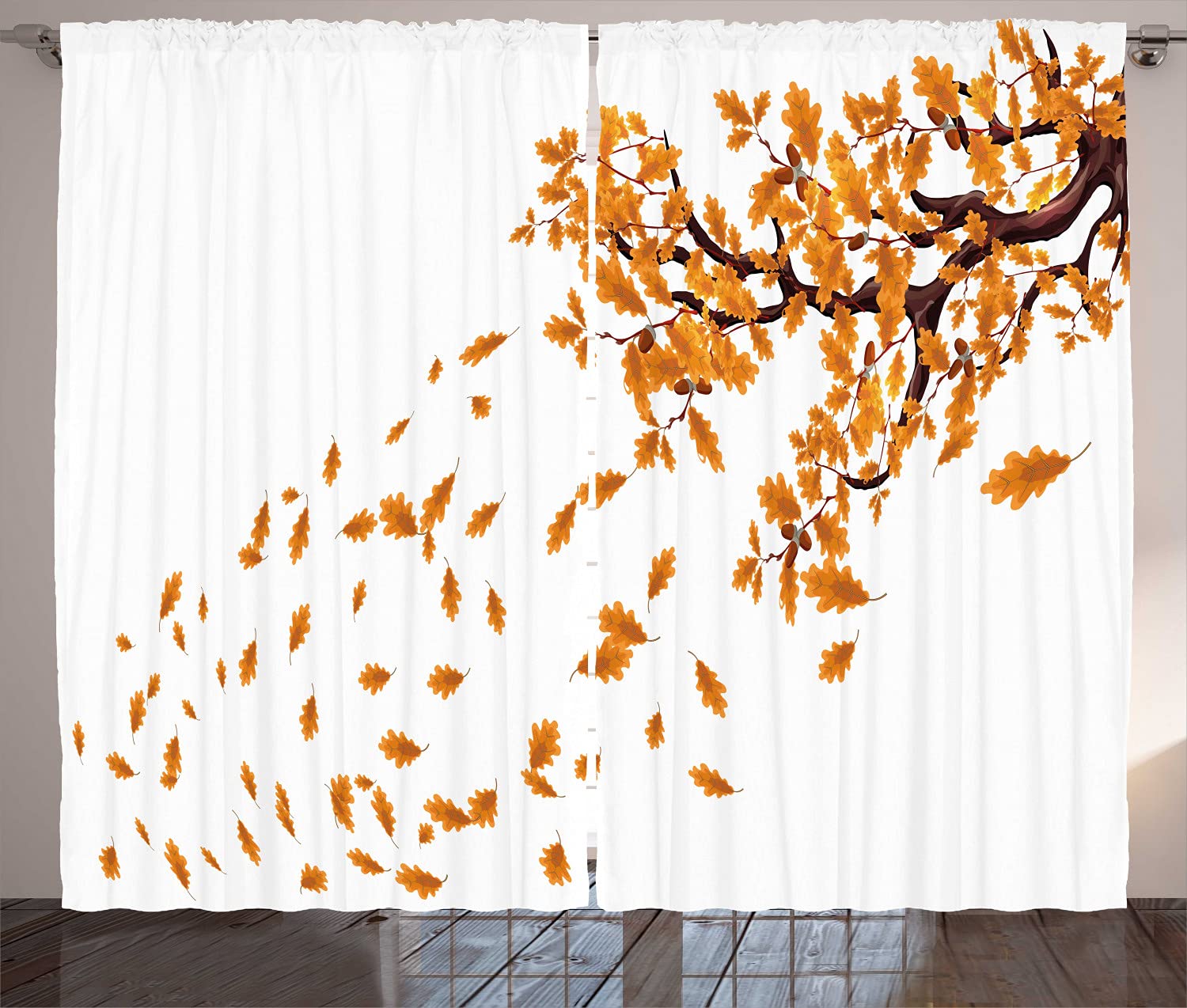 Plain Dark Orange Background