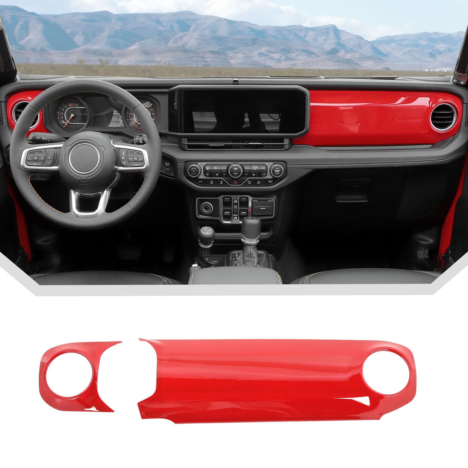 Amazon.com: JeCar 2pcs for 2024+ Jeep Wrangler JL Interior Accessories ...