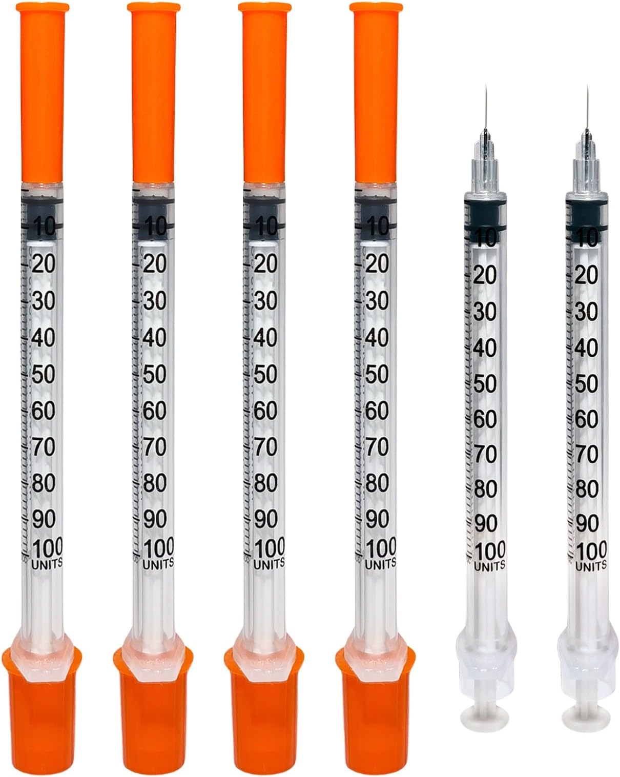 Amazon.com: BH Supplies Insulin Syringes U-100 for 30 Units 31G .3ml/cc ...