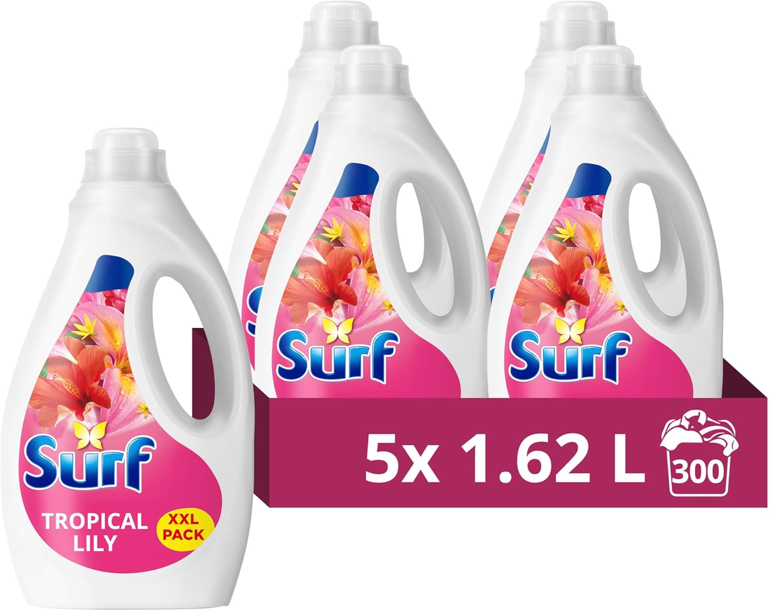 Surf Tropical Lily Laundry Washing Liquid 300 washes with a joy-infused ...